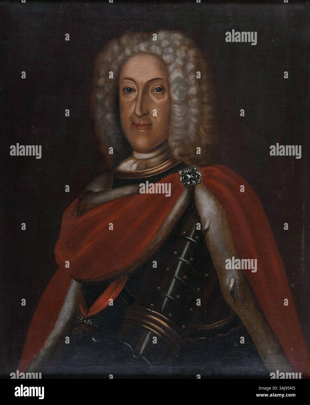 This 18th-century portrait, attributed to an anonymous artist, depicts Teodor Lubomirski (1683 ...