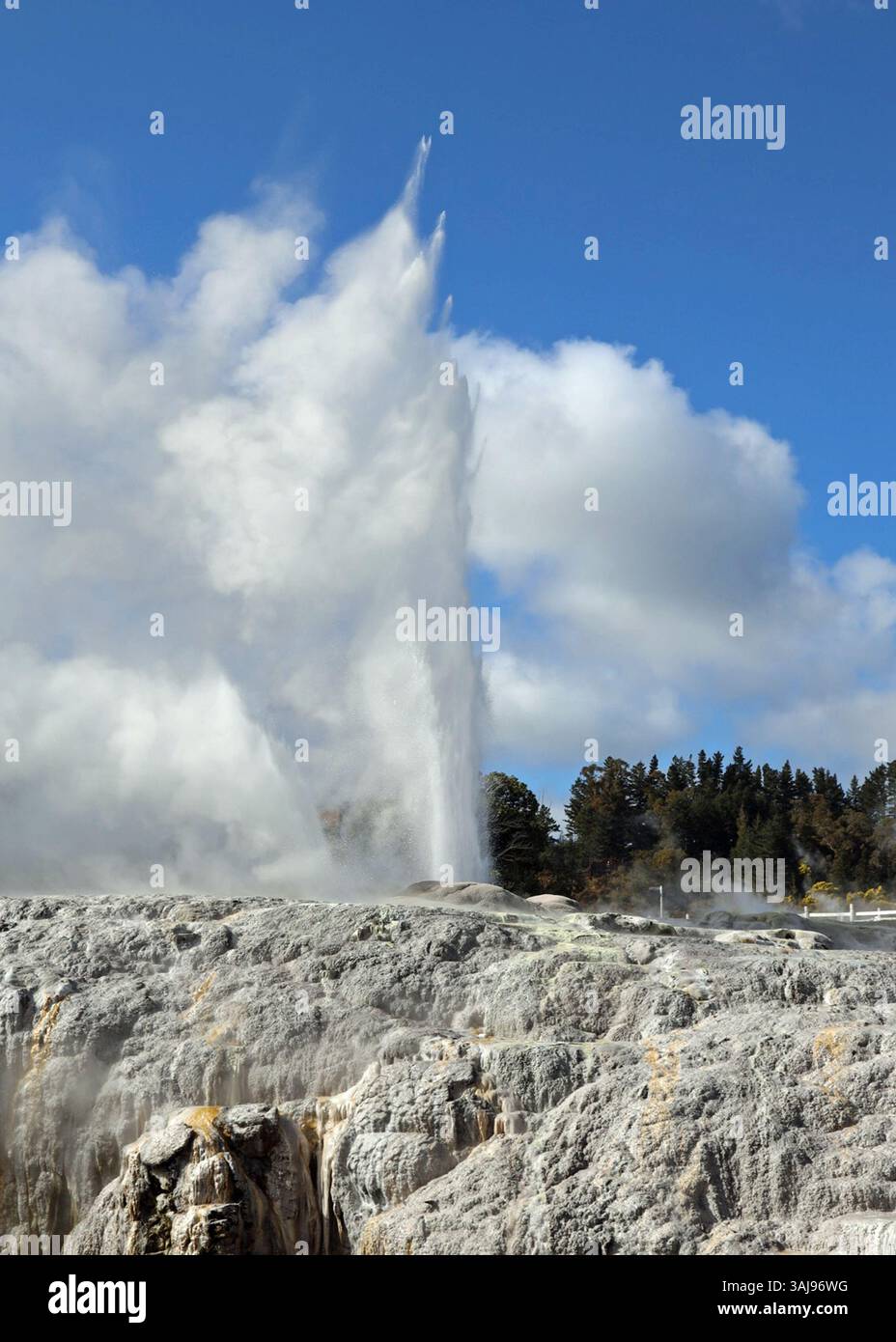 New zealand north island geothermal activity hi-res stock photography ...