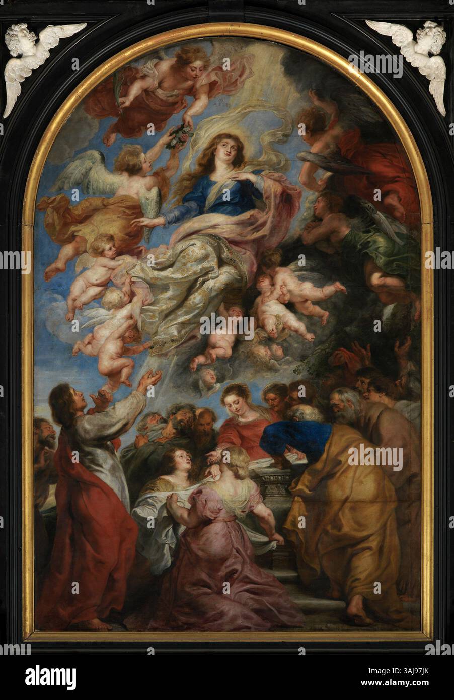 Peter Paul Rubens’ altarpiece 'The Assumption of the Virgin Mary,' painted in 1626, is located ...