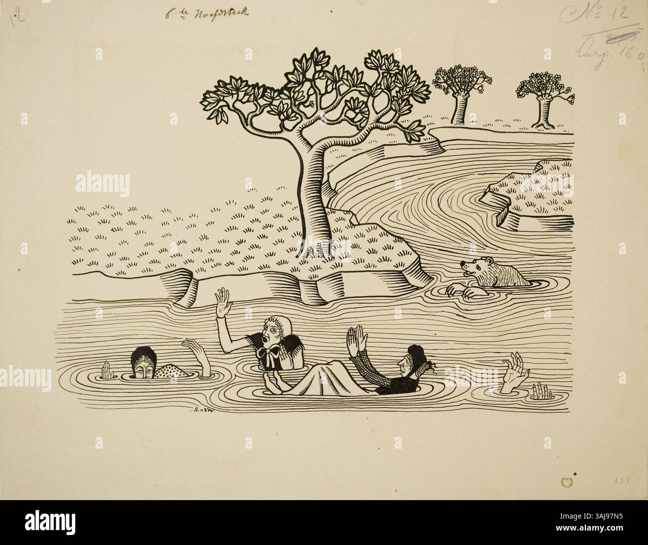 This circa 1908 drawing by Gustave Van de Woestyne illustrates the ...