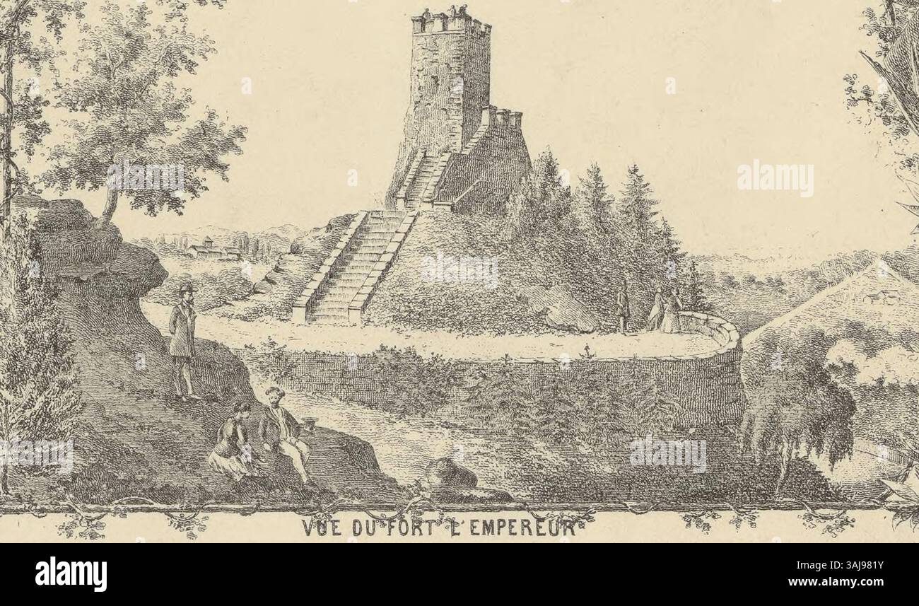 This stylized depiction of the Emperor's Fort, part of the ...