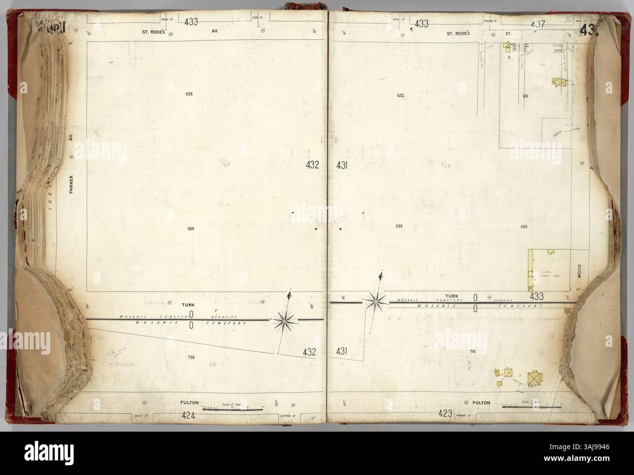 Sanborn perris map company hi-res stock photography and images - Alamy