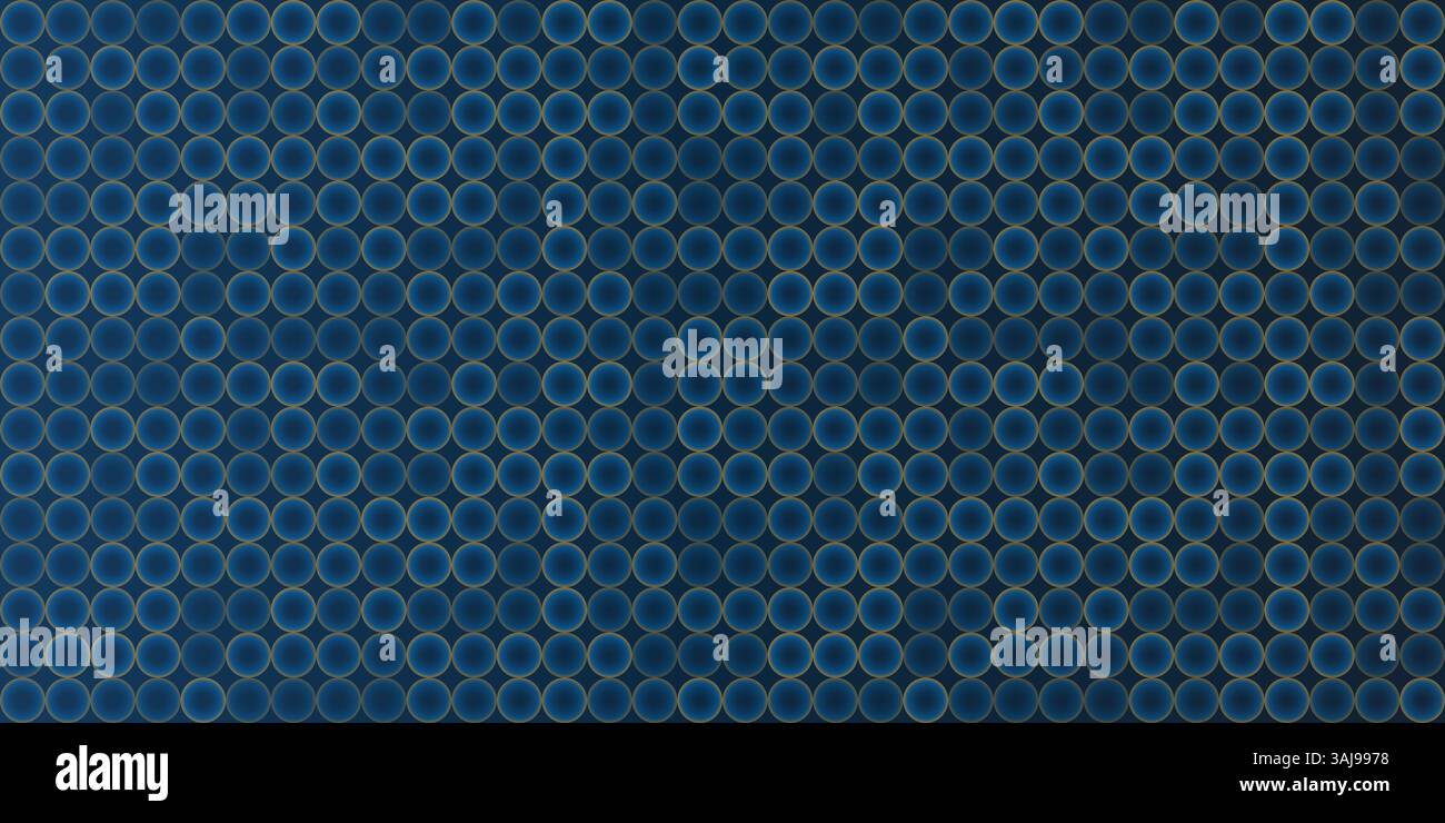 Abstract Dark Blue Small Circular Gradient Shapes Pattern, Layers of ...