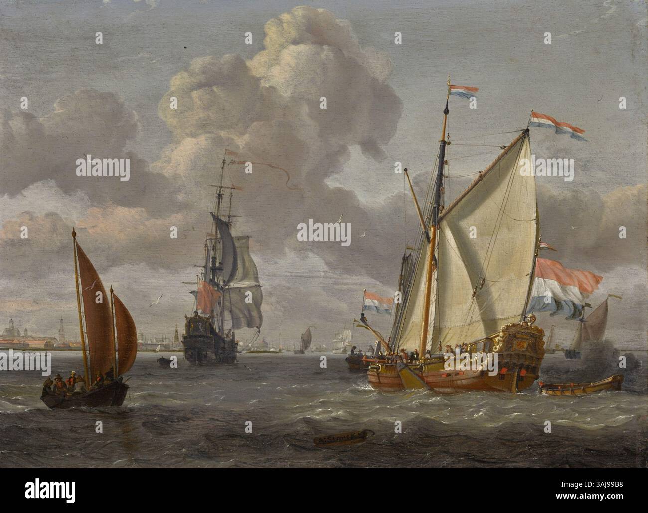 Abraham Storck’s 'Shipping on the IJ, with a View of Amsterdam Beyond ...