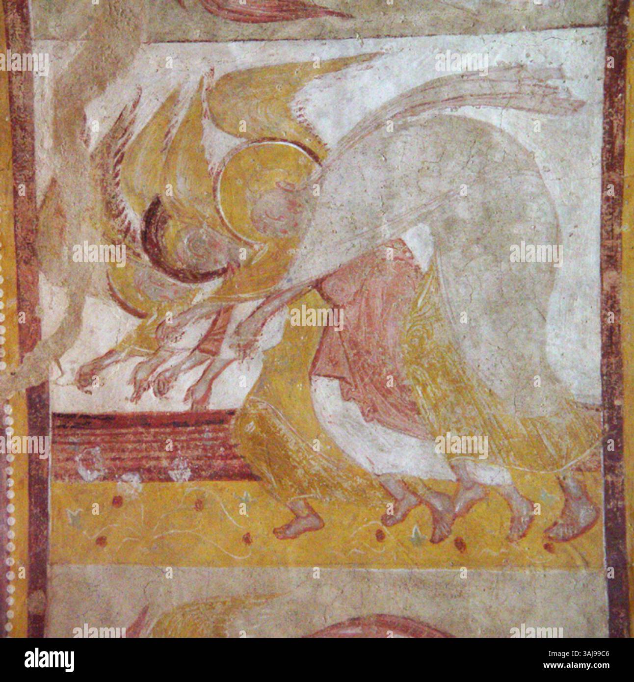 This fresco, 'Angels Worshipping,' located in St. Savin, dates between ...