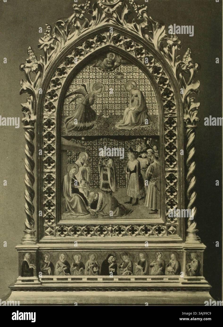 Fra Angelico's 1434 work, 'Annunciation and Adoration of the Magi ...