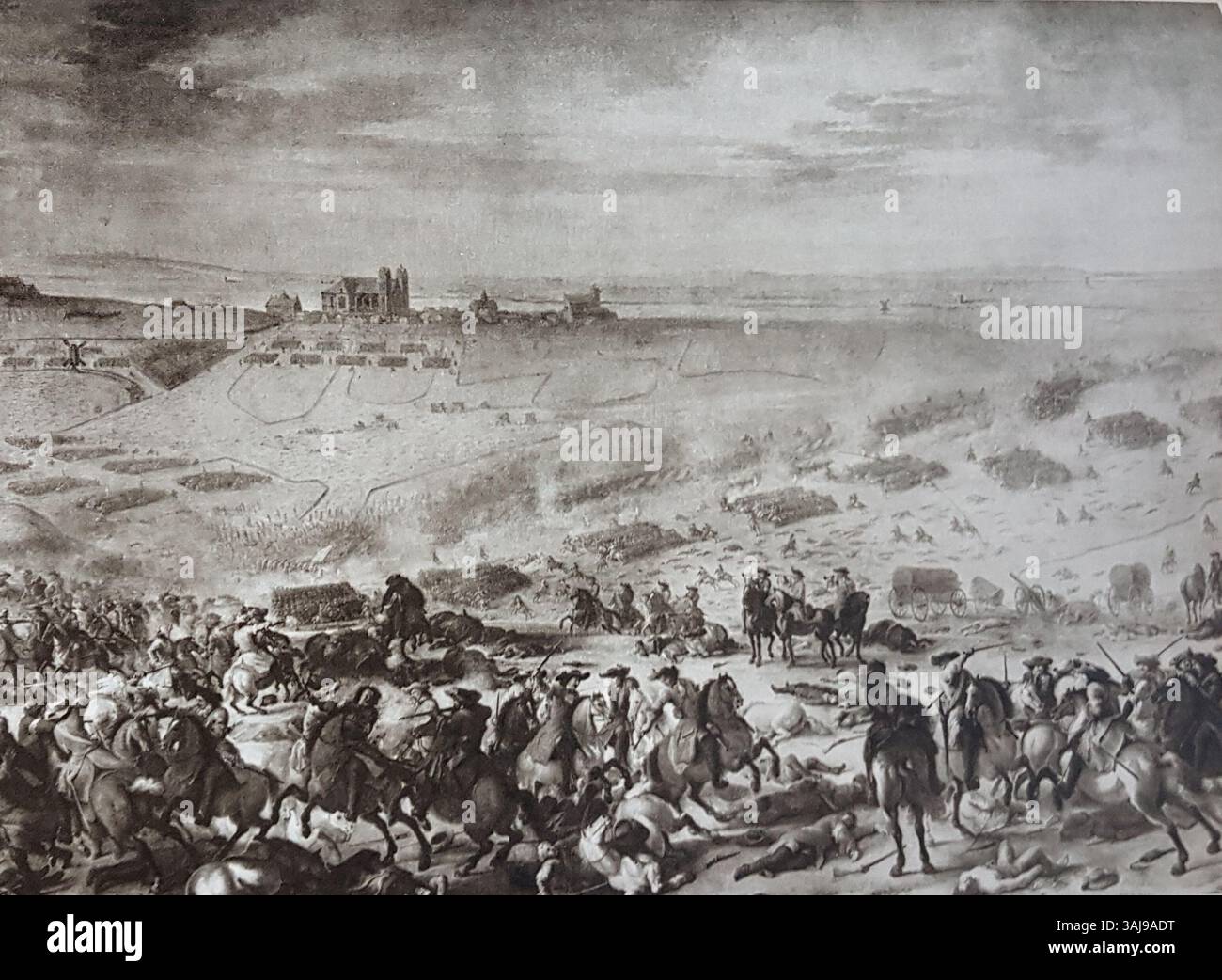 'The Third Act of the Battle of Lund' by Johann Philipp Lemke depicts a ...