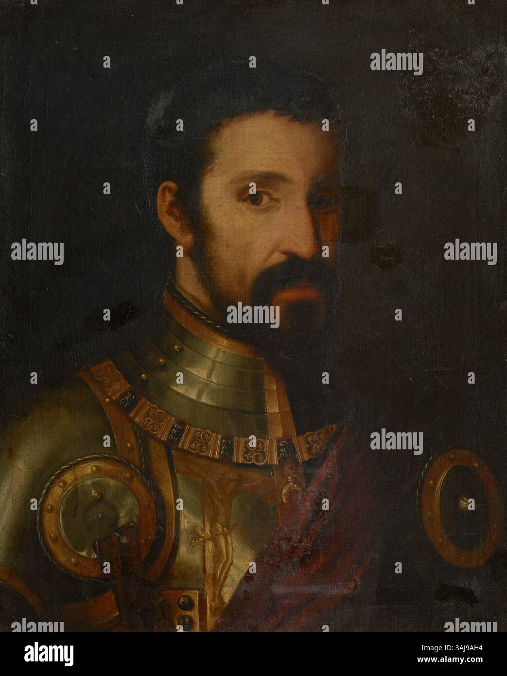 This copy of Titian’s original work portrays Don Fernando Álvarez de ...