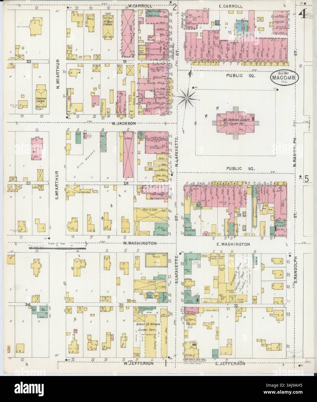 Sanborn Fire Insurance Map from Macomb, McDonough County, Illinois ...