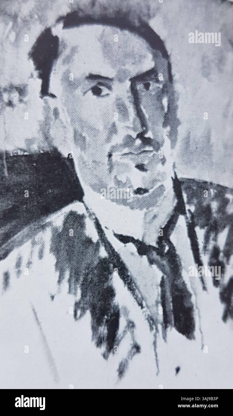 A self-portrait by Karl Isakson, captured as a photograph of the ...