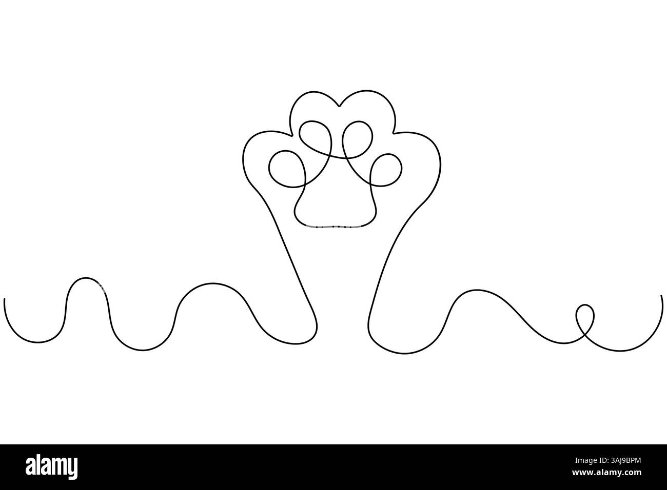 Paw tattoo Cut Out Stock Images & Pictures - Alamy