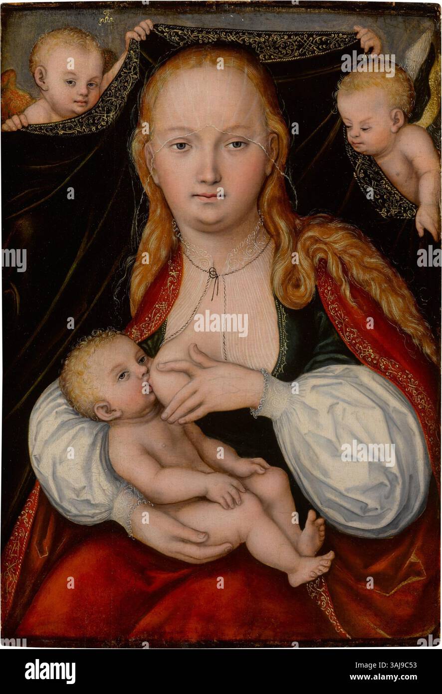 Lucas Cranach the Elder's 'Maria lactans' (before 1537) features the ...