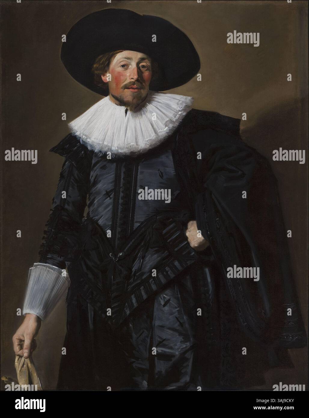 This 1634 oil painting by Frans Hals portrays Captain Michiel de Wael ...