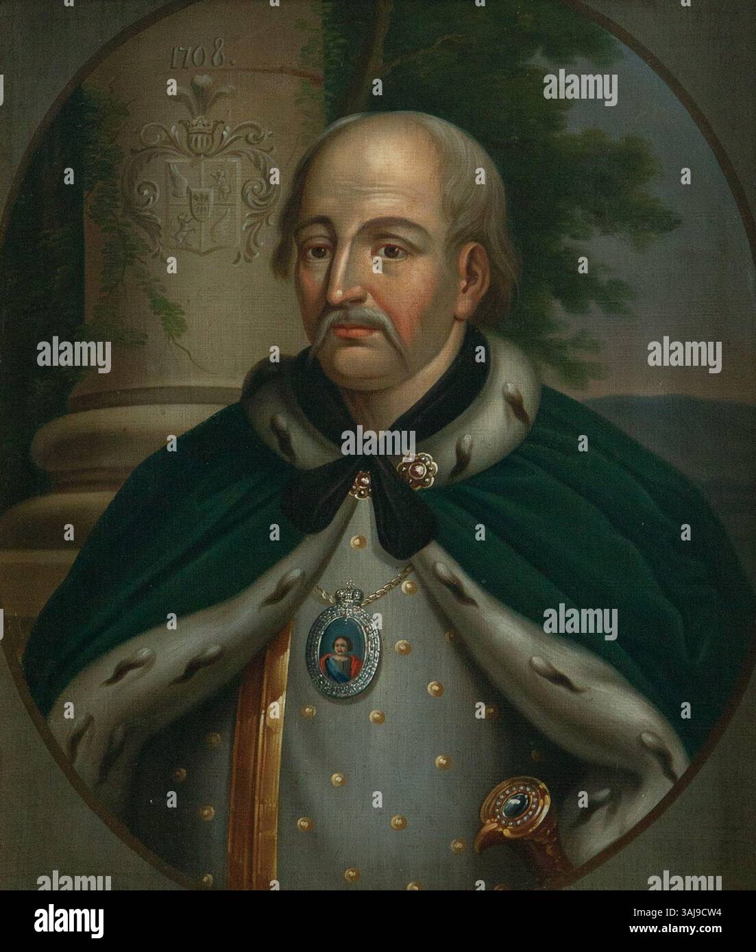This portrait, painted by Stepan Zemlyukov in the 1840s, depicts Ivan ...