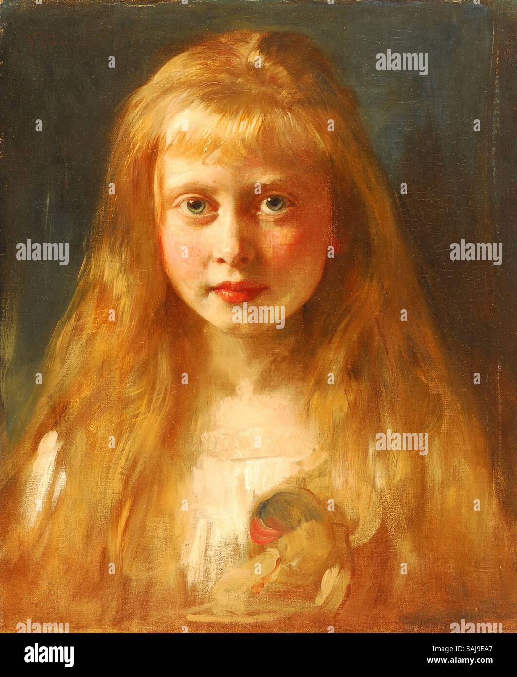 This portrait shows a young Margarethe Prinzessin von Preußen, painted ...