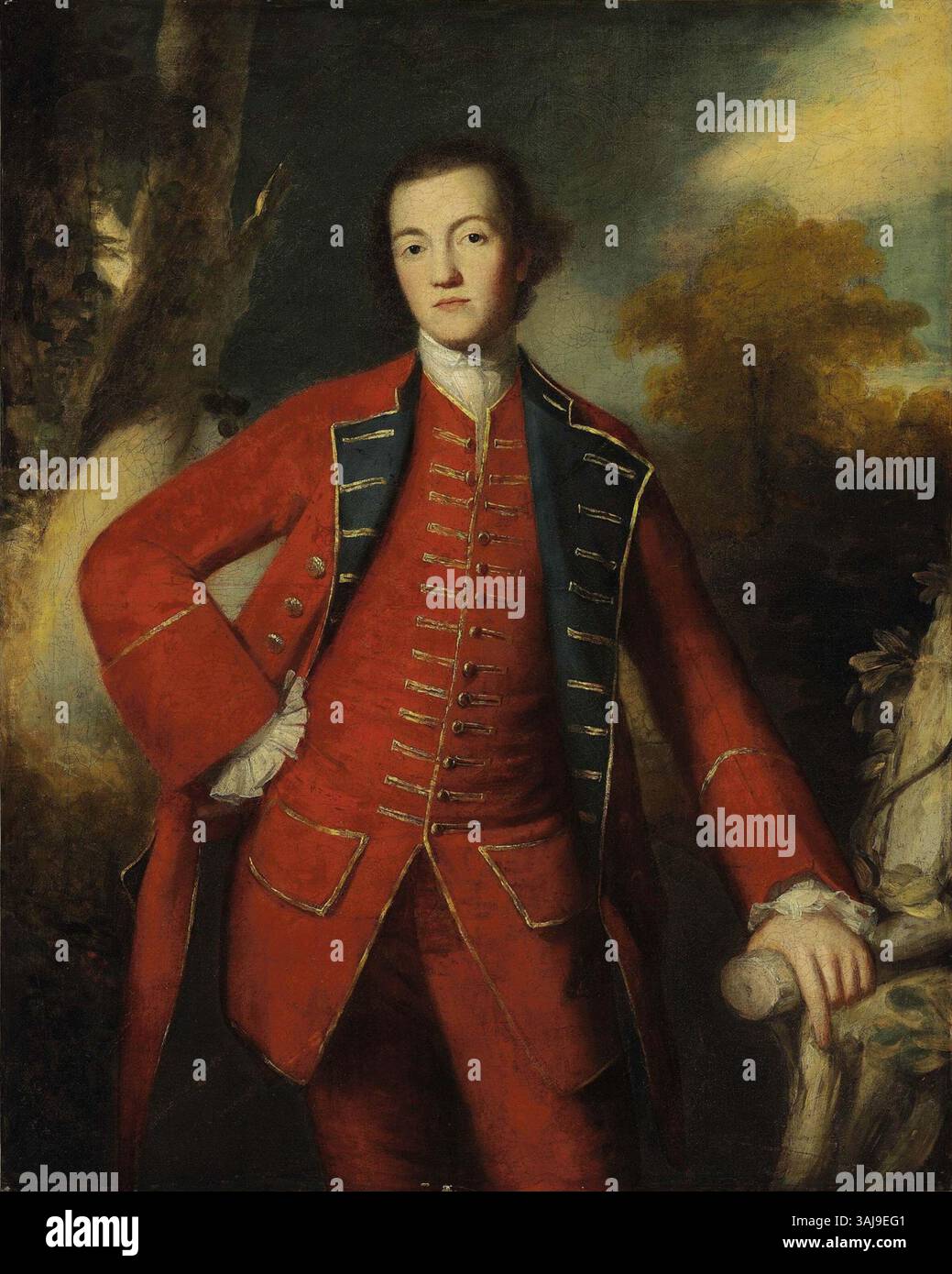 This 18th-century portrait, attributed to the circle of Sir Joshua ...