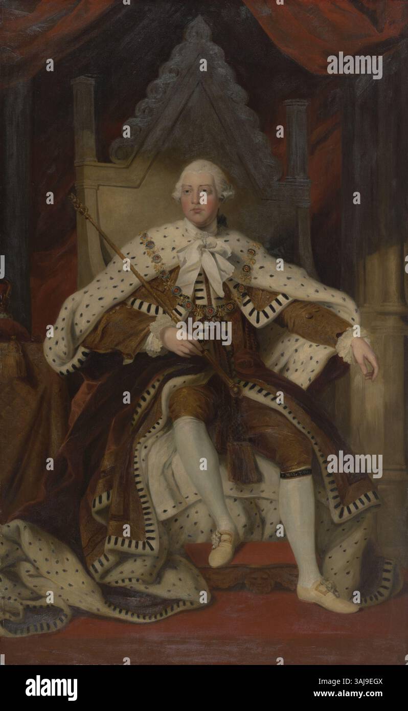 After Joshua Reynolds' original 1779 painting, this portrait depicts ...