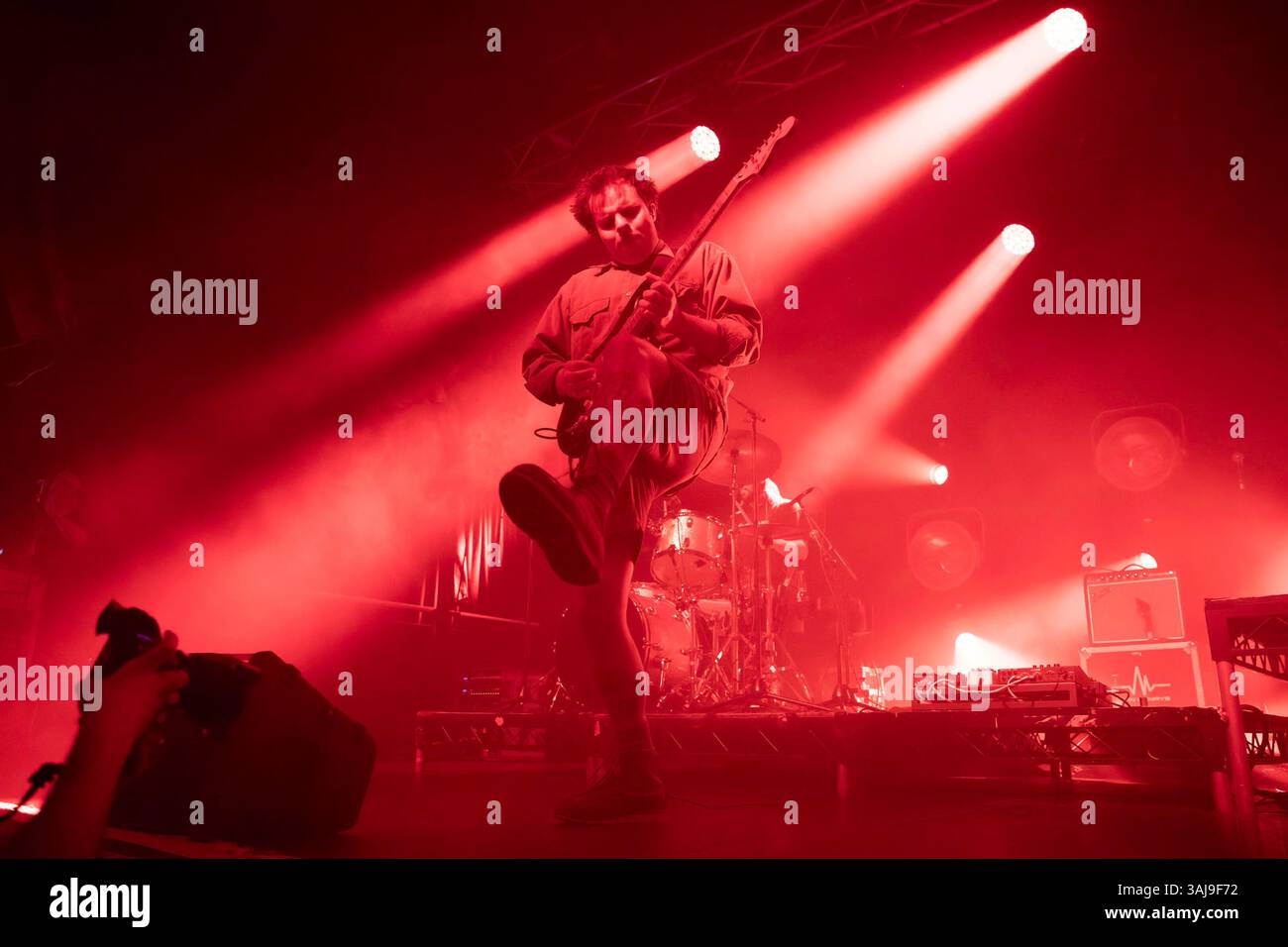 Manchester, England, 10th April, 2025. Peach Pit headlining Manchester ...