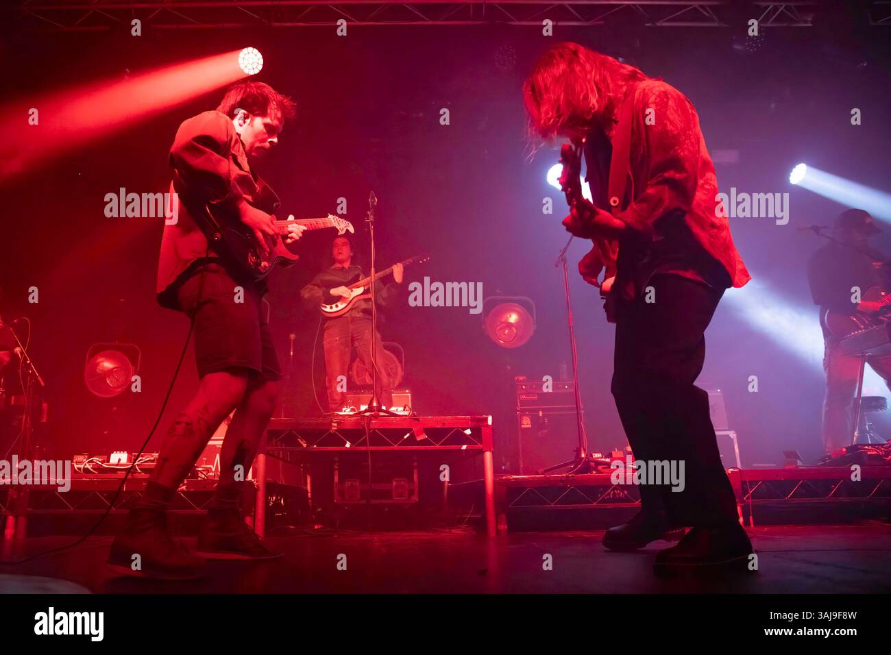 Manchester, England, 10th April, 2025. Peach Pit headlining Manchester Academy on their The ...