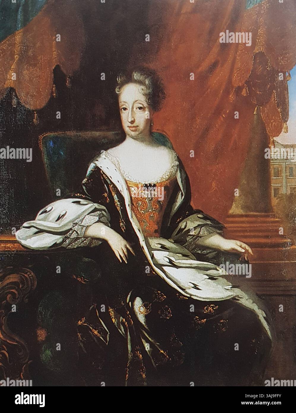 Portrait of Queen Hedvig Eleonora painted by David von Krafft. The ...