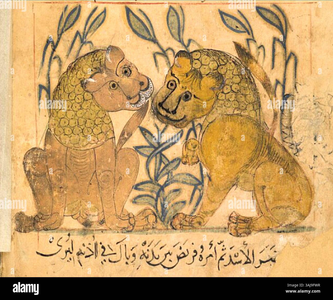 A 13th-century illustration from the *British Library Or.2784 ...