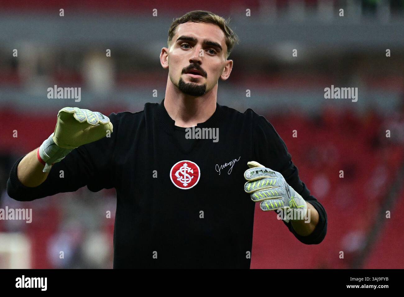 Porto Alegre, Brazil. 10th April, 2025. Anthoni, player of ...