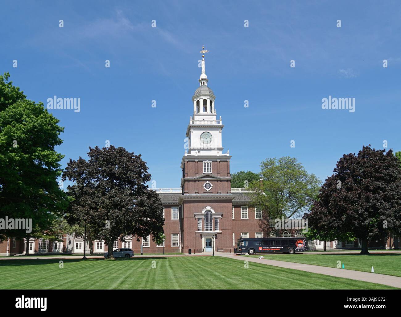 Dearborn, Michigan - Henry Ford Museum, with a reproduction of ...