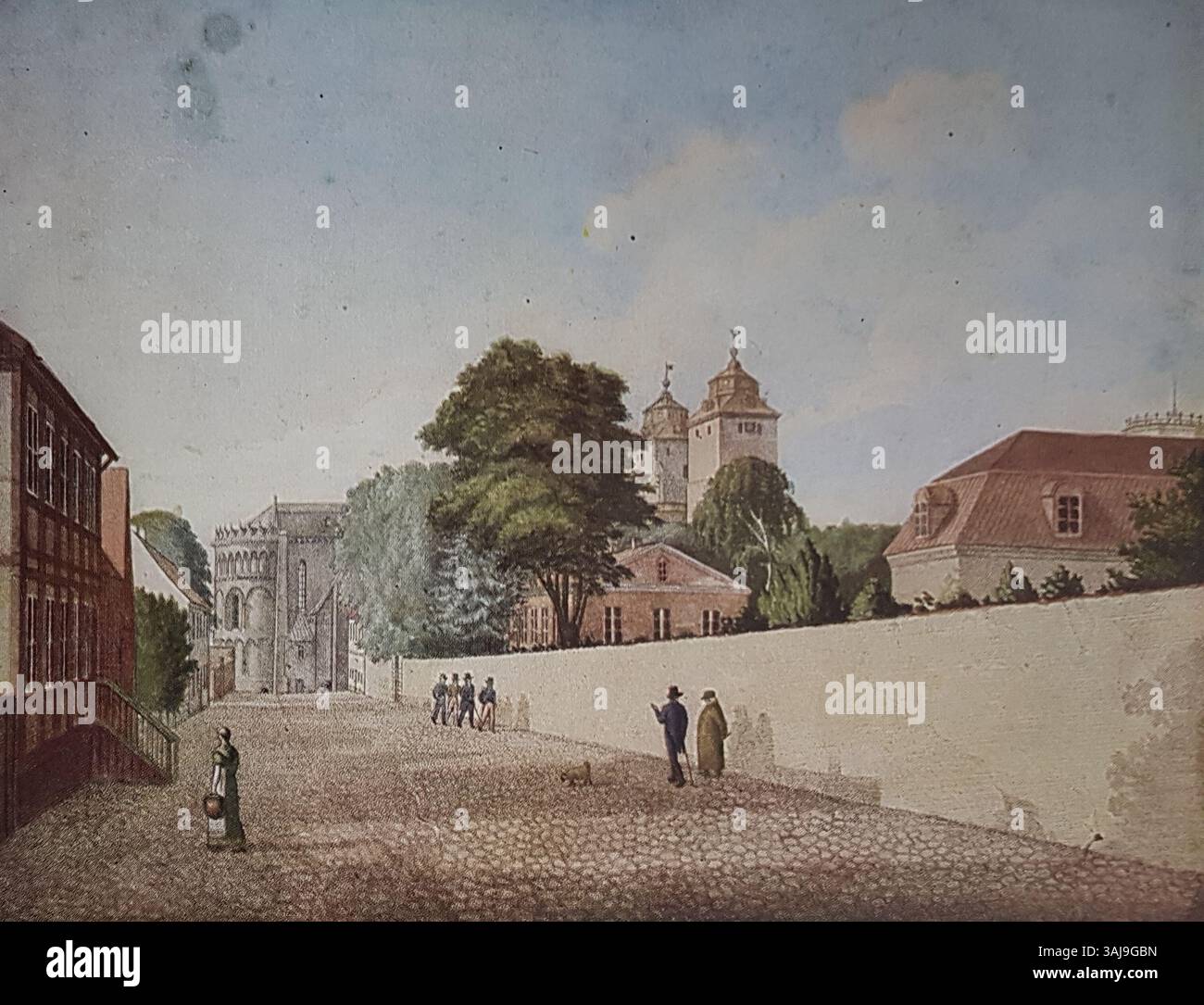 'Sandgatan i Lund' (Sand Street in Lund) is a depiction of a street in ...