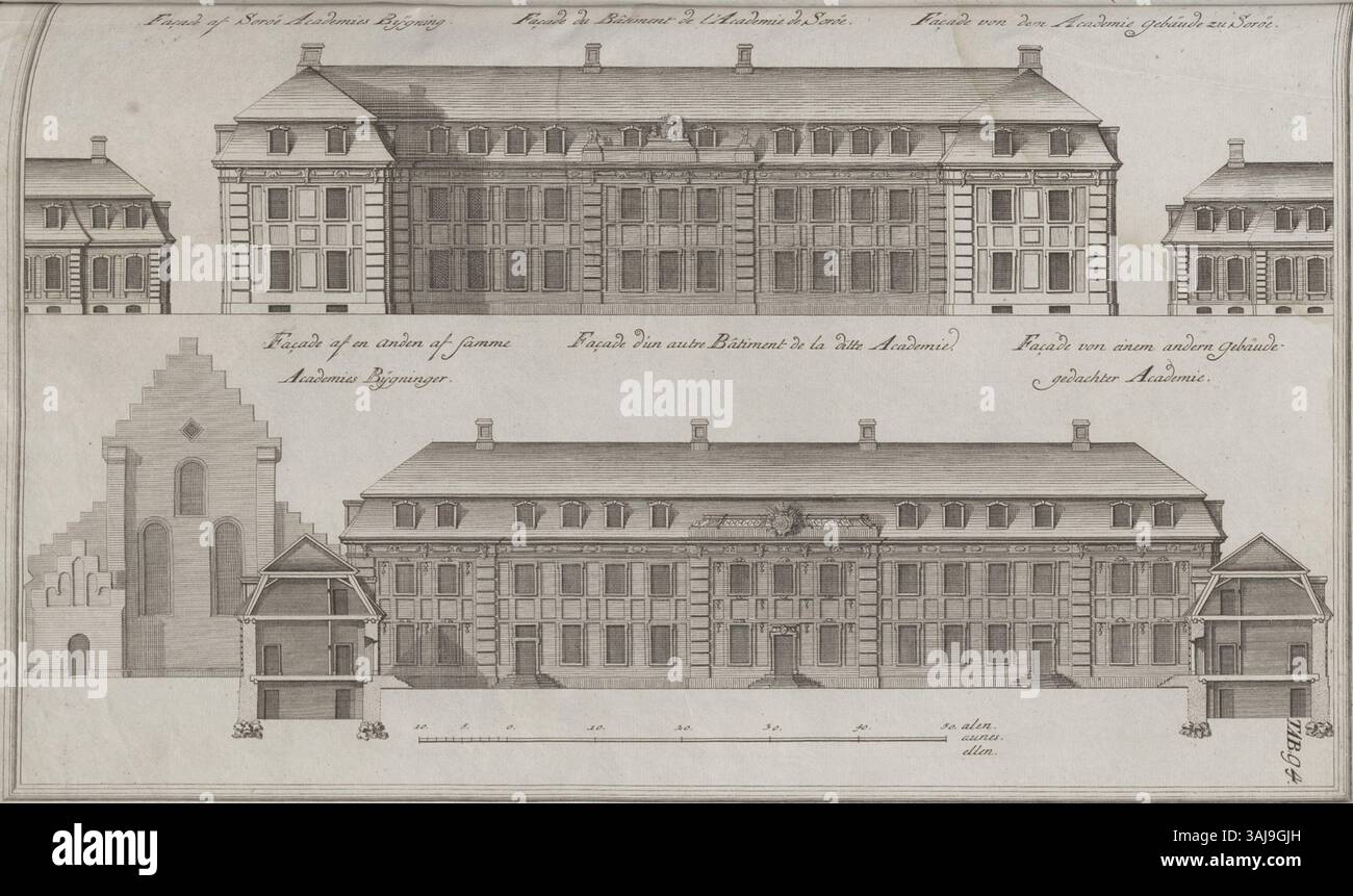 This illustration from 'Den Danske Vitruvius' by Lauritz de Thurah ...