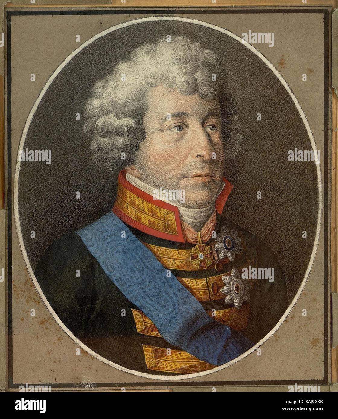 This portrait of Naryshkin Alexandr Lvovich, created by an unidentified ...