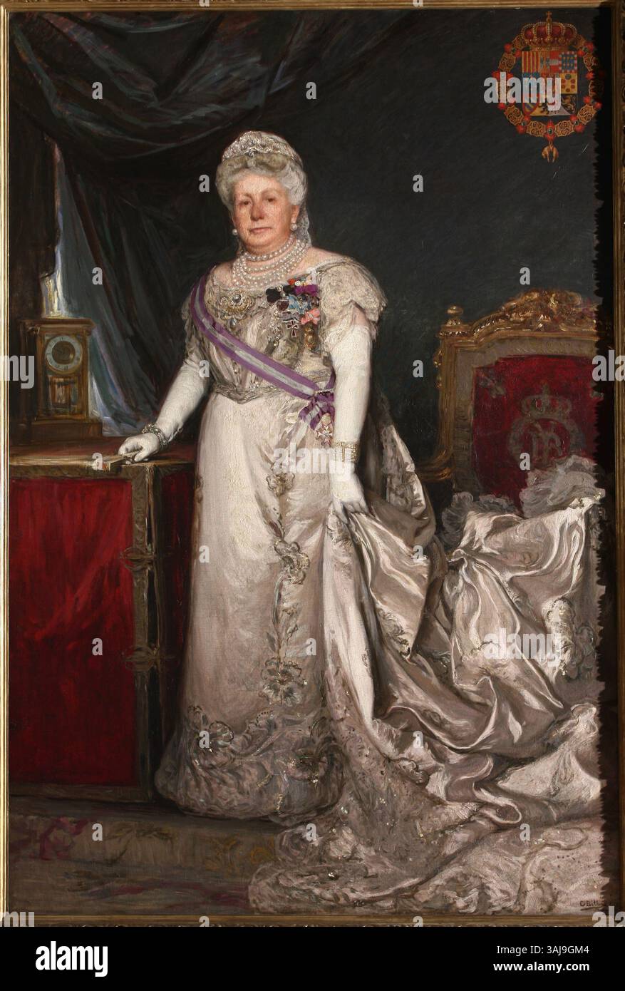 This portrait by Gonzalo Bilbao, painted in the 1880s, portrays Isabel ...