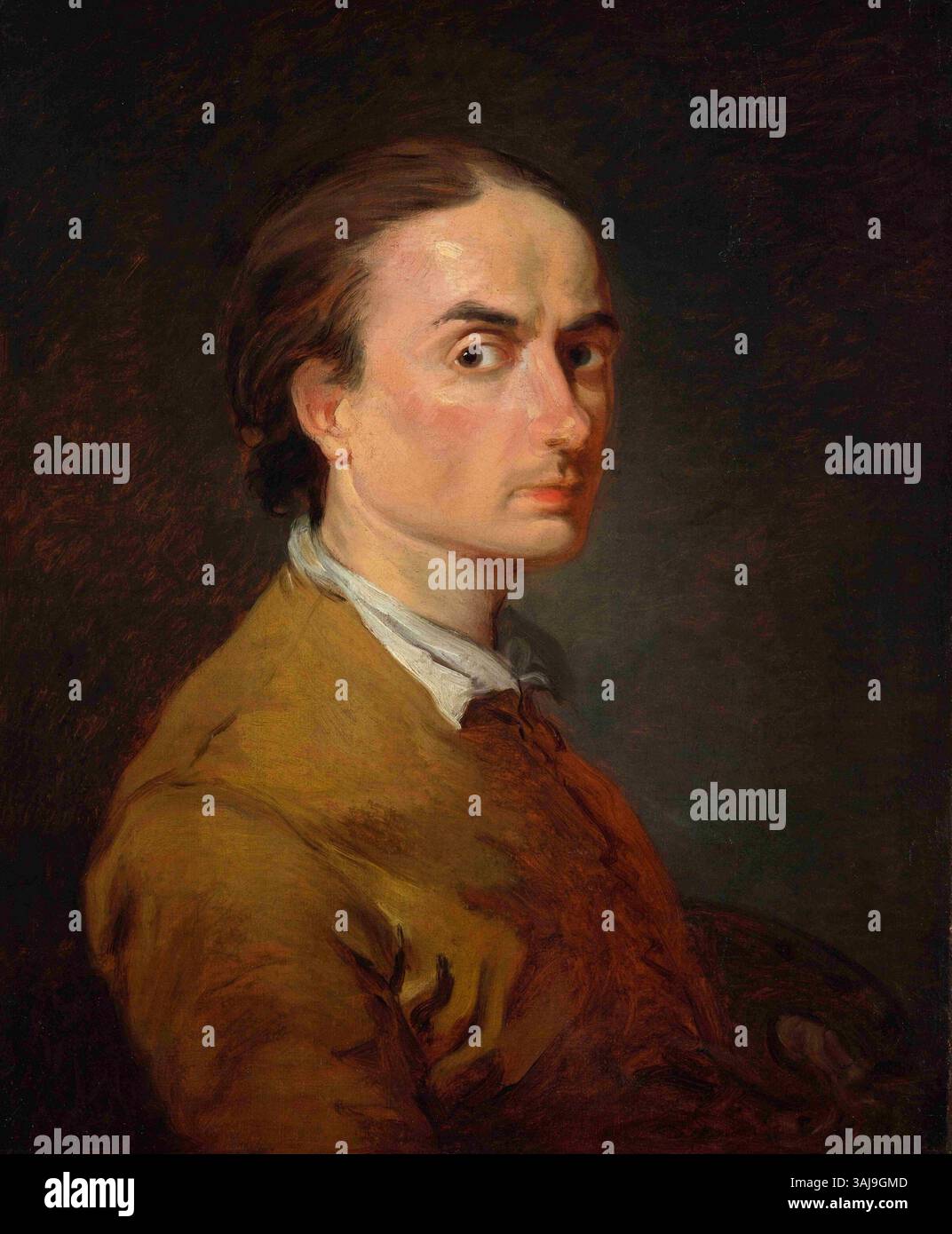 Self-portrait by Jan Piotr Norblin (1745–1830), created after 1776. The ...