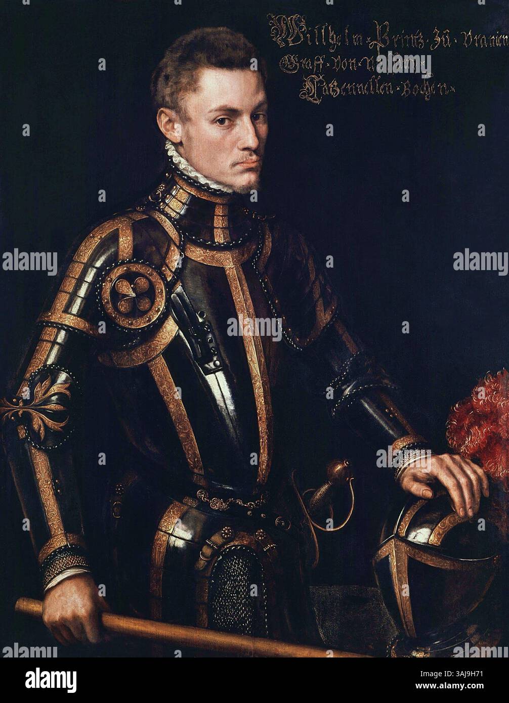 Anthonis Mor’s 1555 portrait of William of Orange, also known as William the Silent, showcases ...