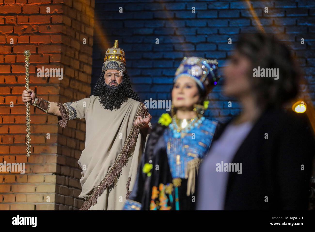 Actors perform during the opening ceremony for the International Day ...