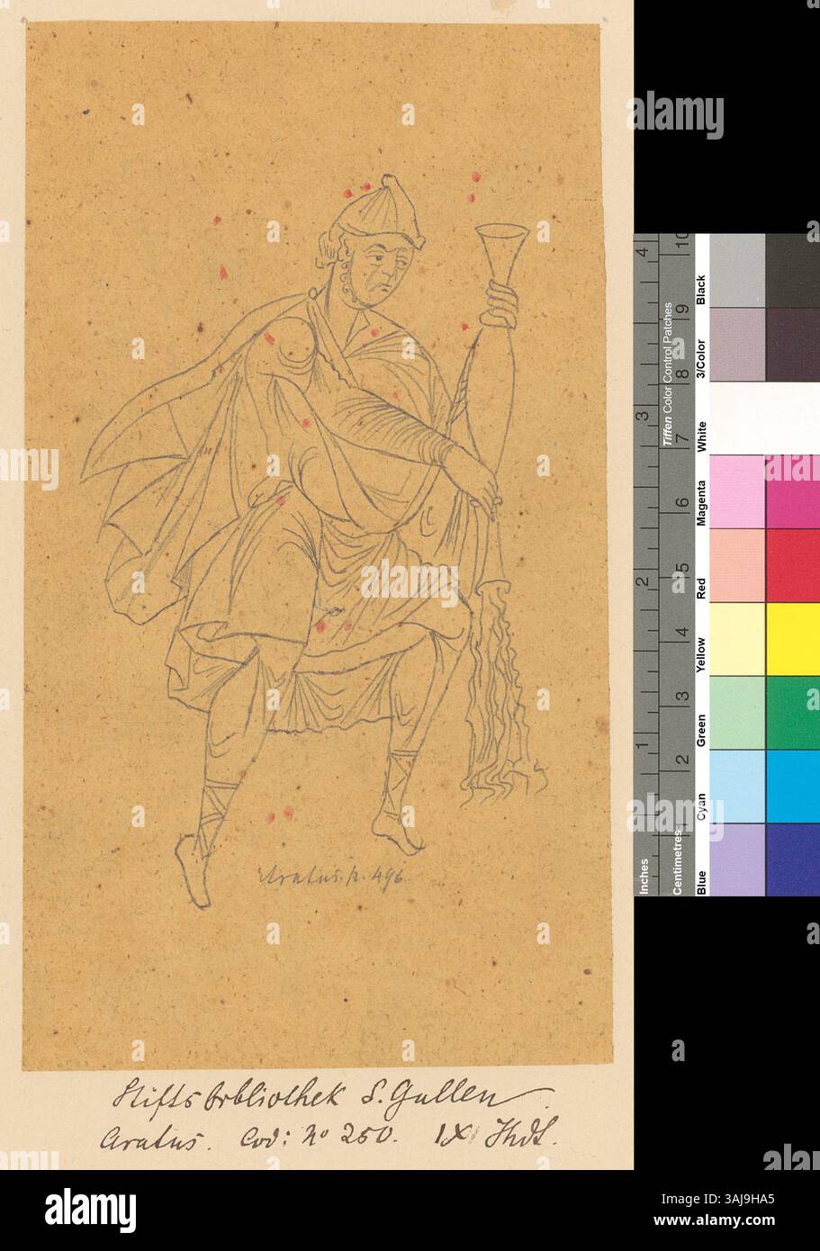 This image depicts an excerpt from the manuscript 'Aratus,' located in ...