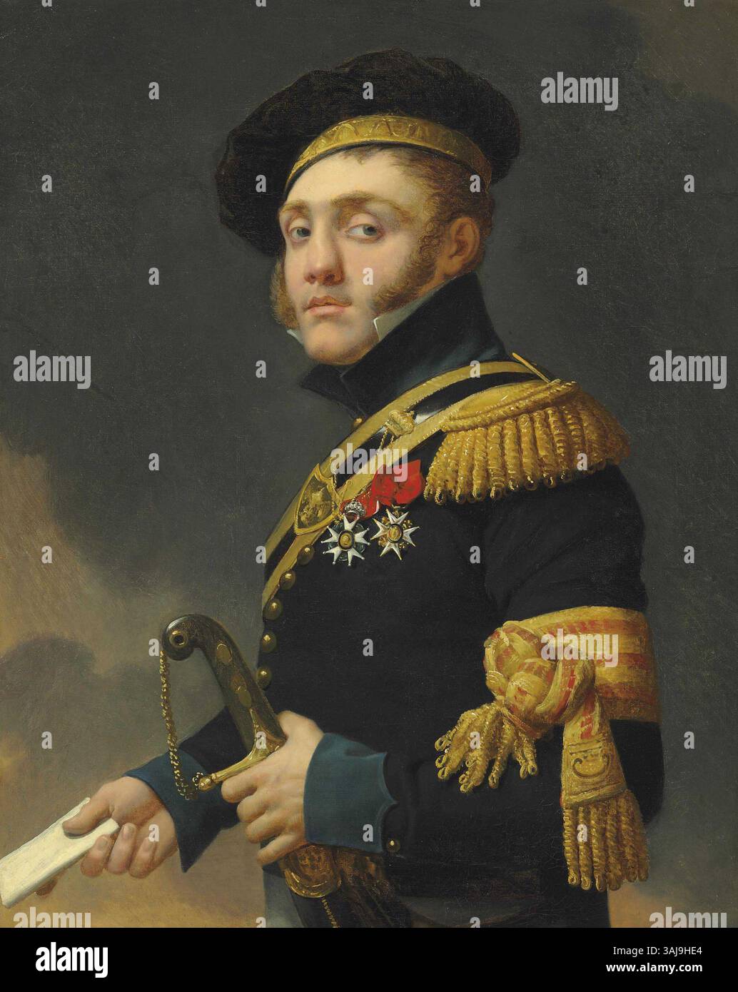 Jean-Baptiste Regnault’s portrait of his son, Antoine-Louis Regnault ...