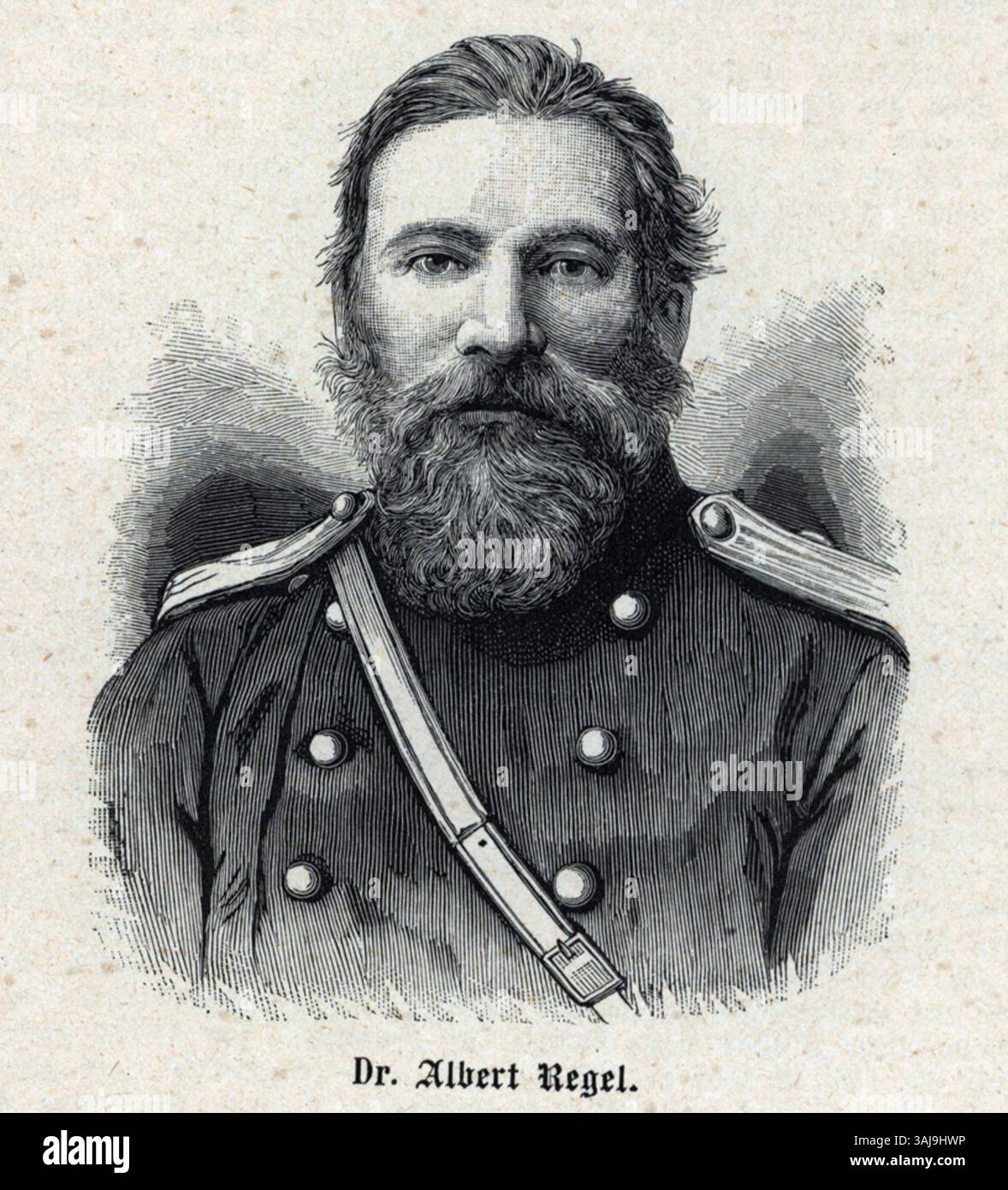 Albert Regel, known for his 1885 painting, made significant ...