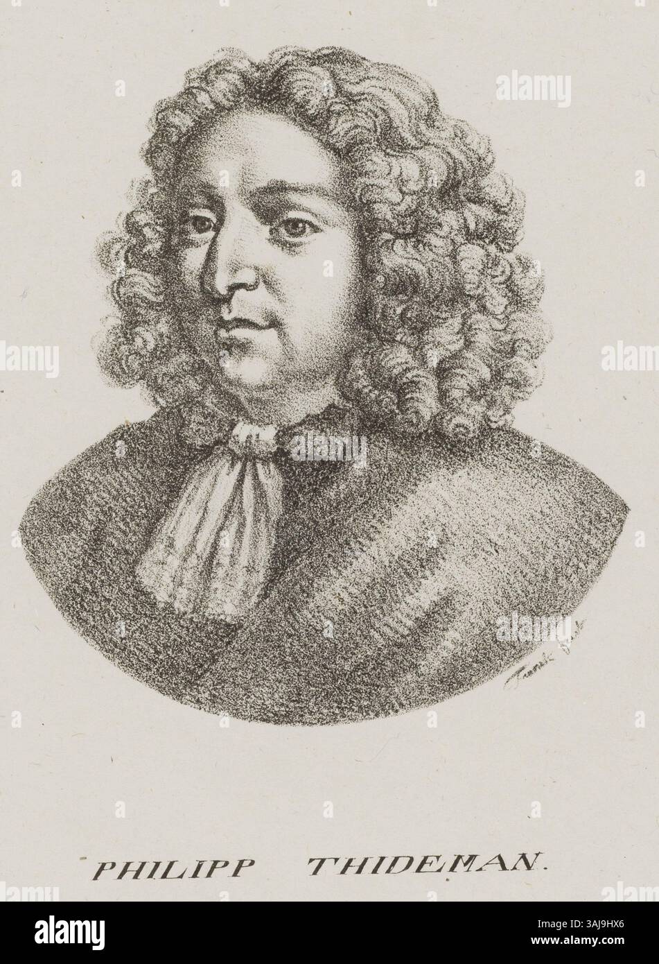 A 19th-century portrait of Philipp Thideman Franck, preserved in the ...