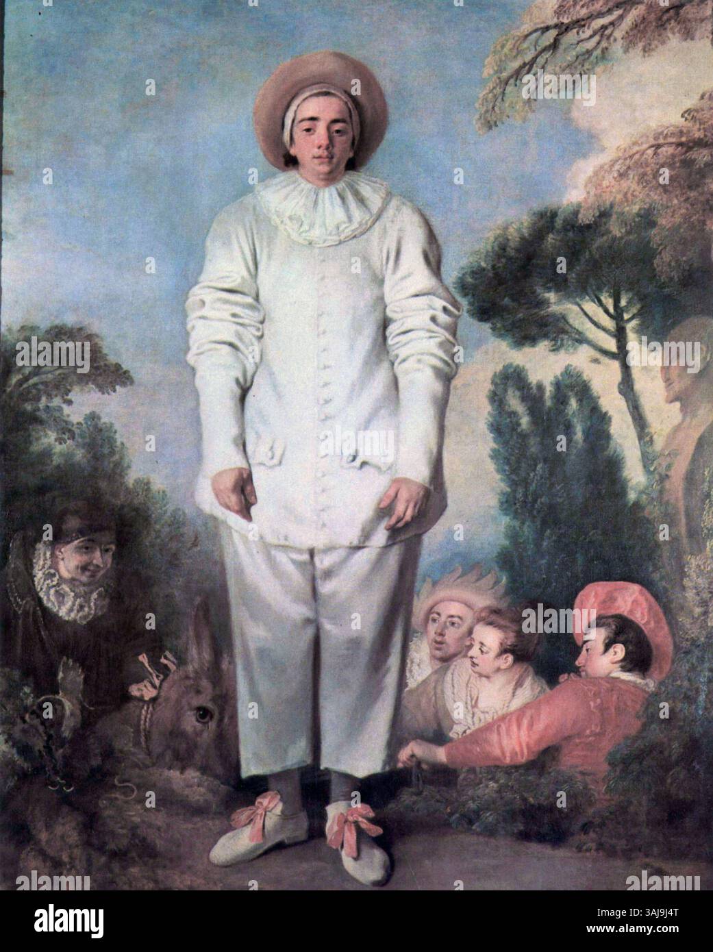 'Pierrot' (formerly known as Gilles) by Jean-Antoine Watteau, painted ...