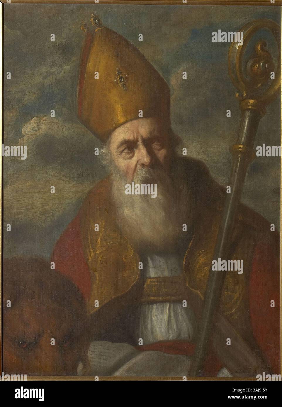 A religious painting by Gaspar de Crayer, depicting Saint Jerome ...