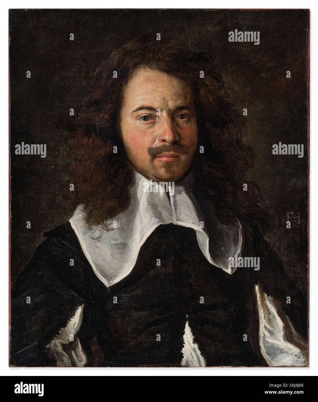 Attributed to Guillaume Courtois, this portrait depicts a young man ...