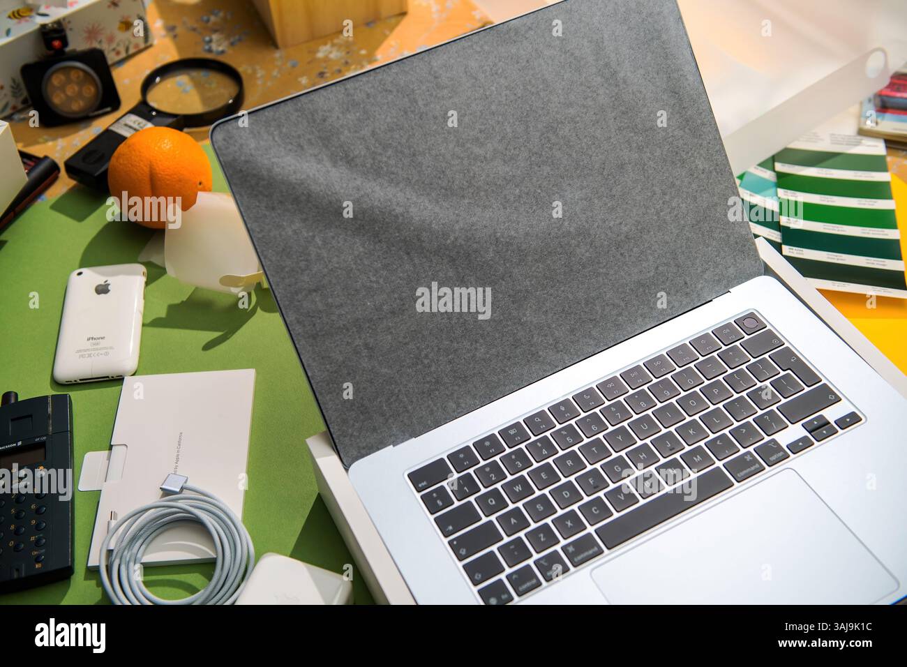 Paris, France - Mar 13, 2025: New MacBook Pro M4 Max with protective ...