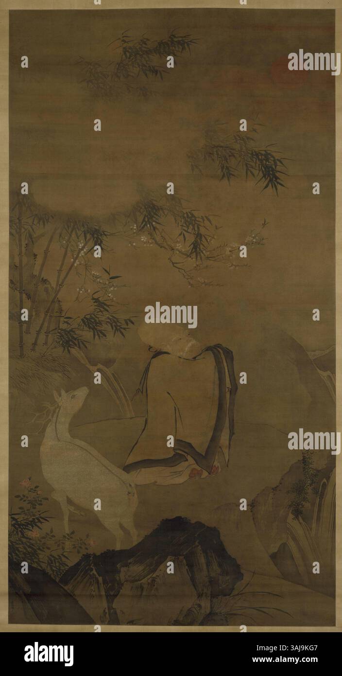 This ink and color painting by Lü Ji (1477–1505), housed in The Palace ...