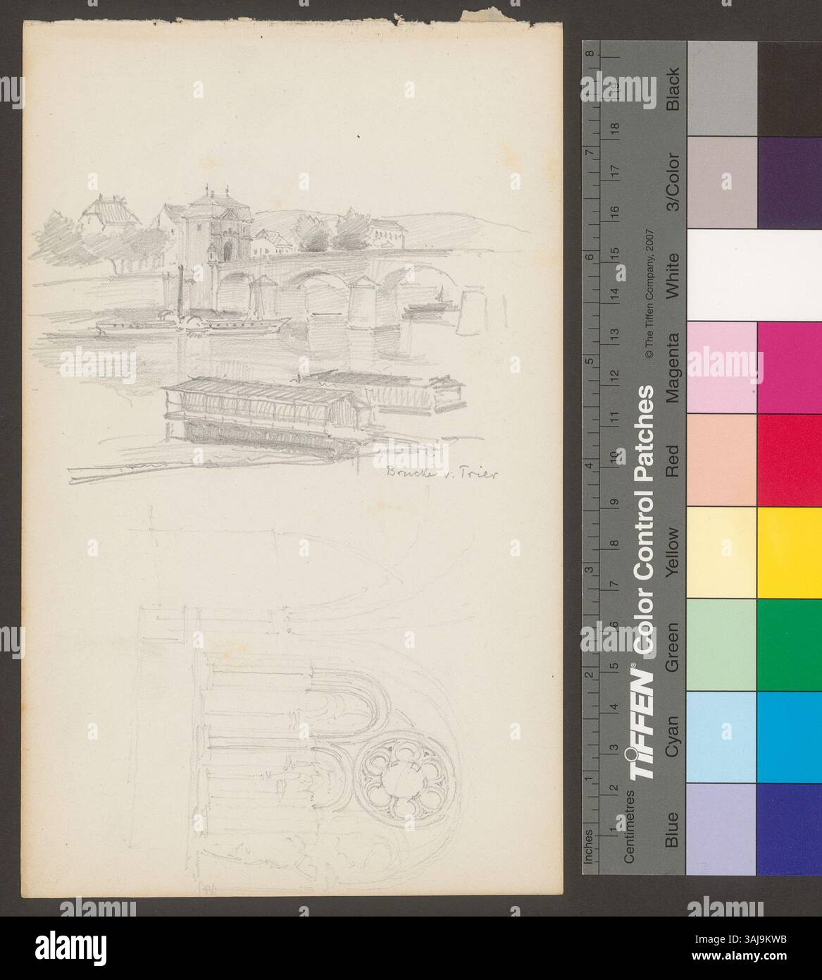 This artwork by Johann Rudolf Rahn, created between 1860 and 1910 ...
