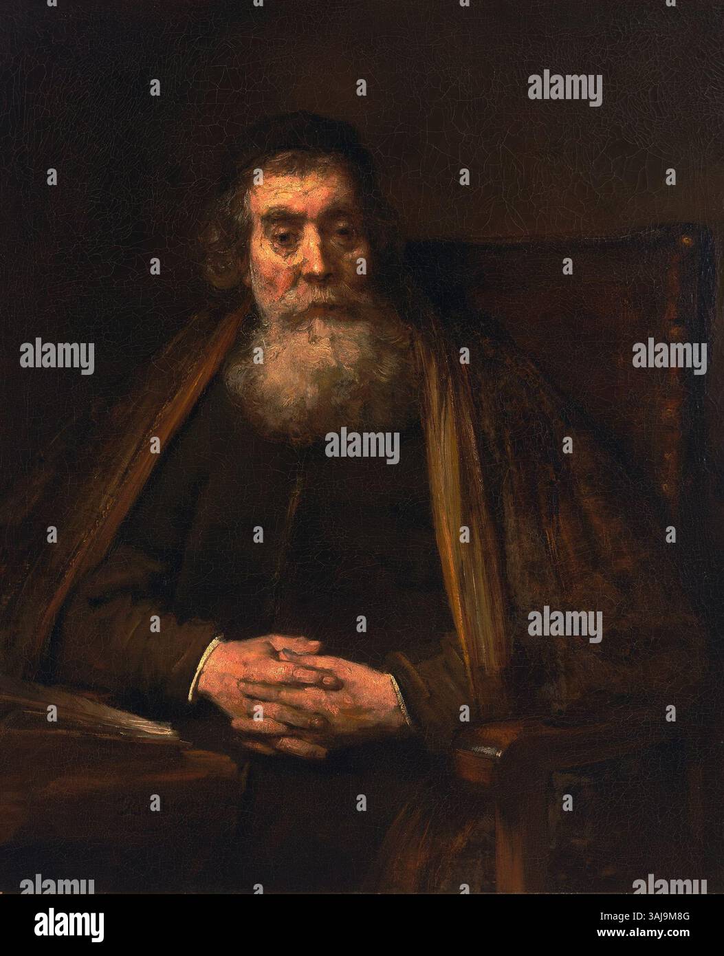 This 1665 oil painting by Rembrandt, possibly depicting Jan Amos ...