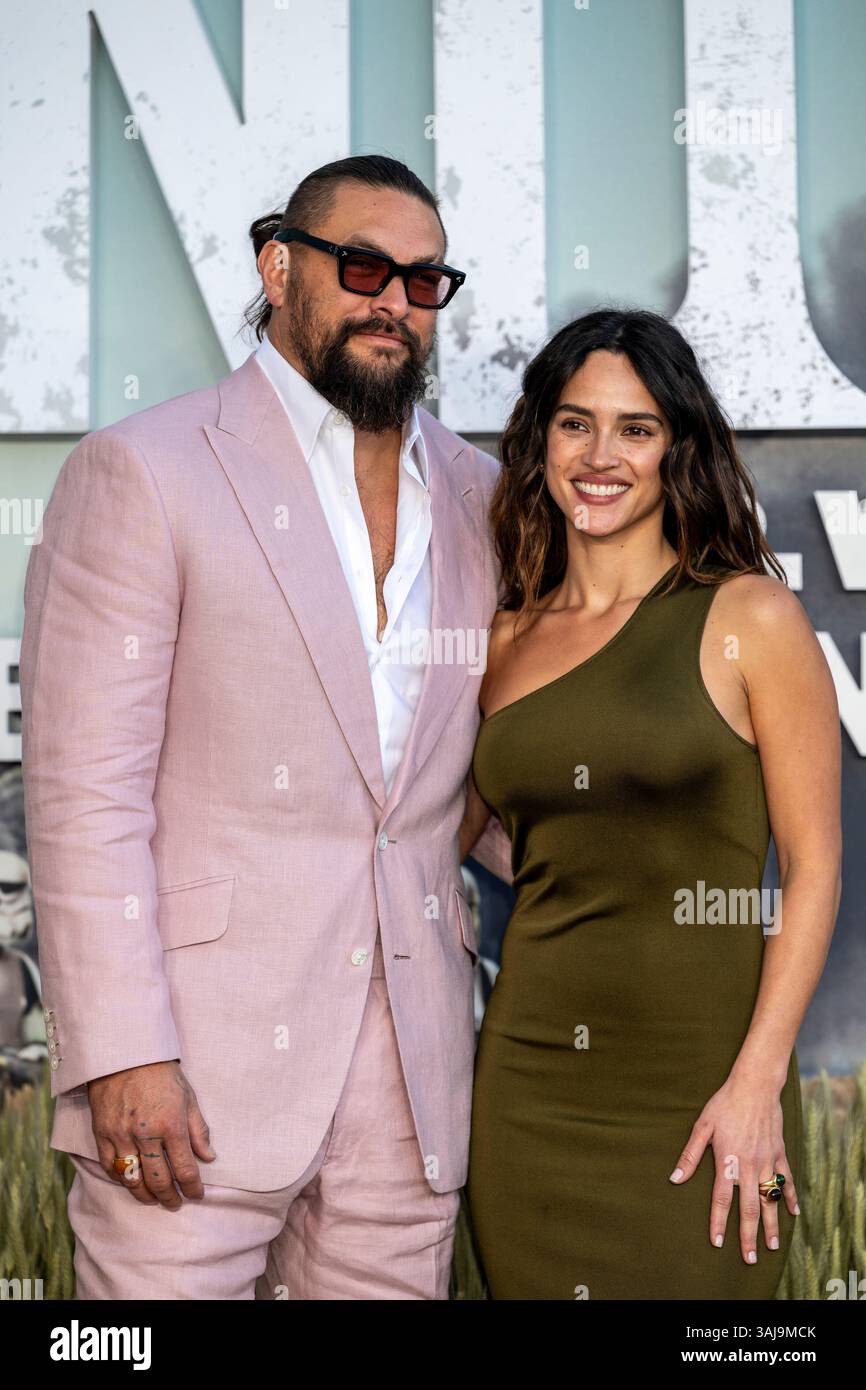 London, UK. 10 April 2025. Jason Momoa and Adria Arjona, as Bix Caleen ...