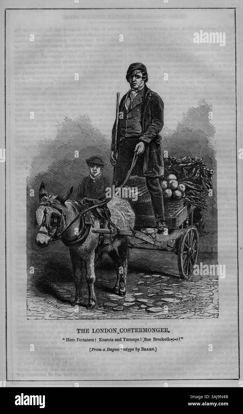 Illustration of 'The London Costermonger' from Mayhew’s 'London Labour ...
