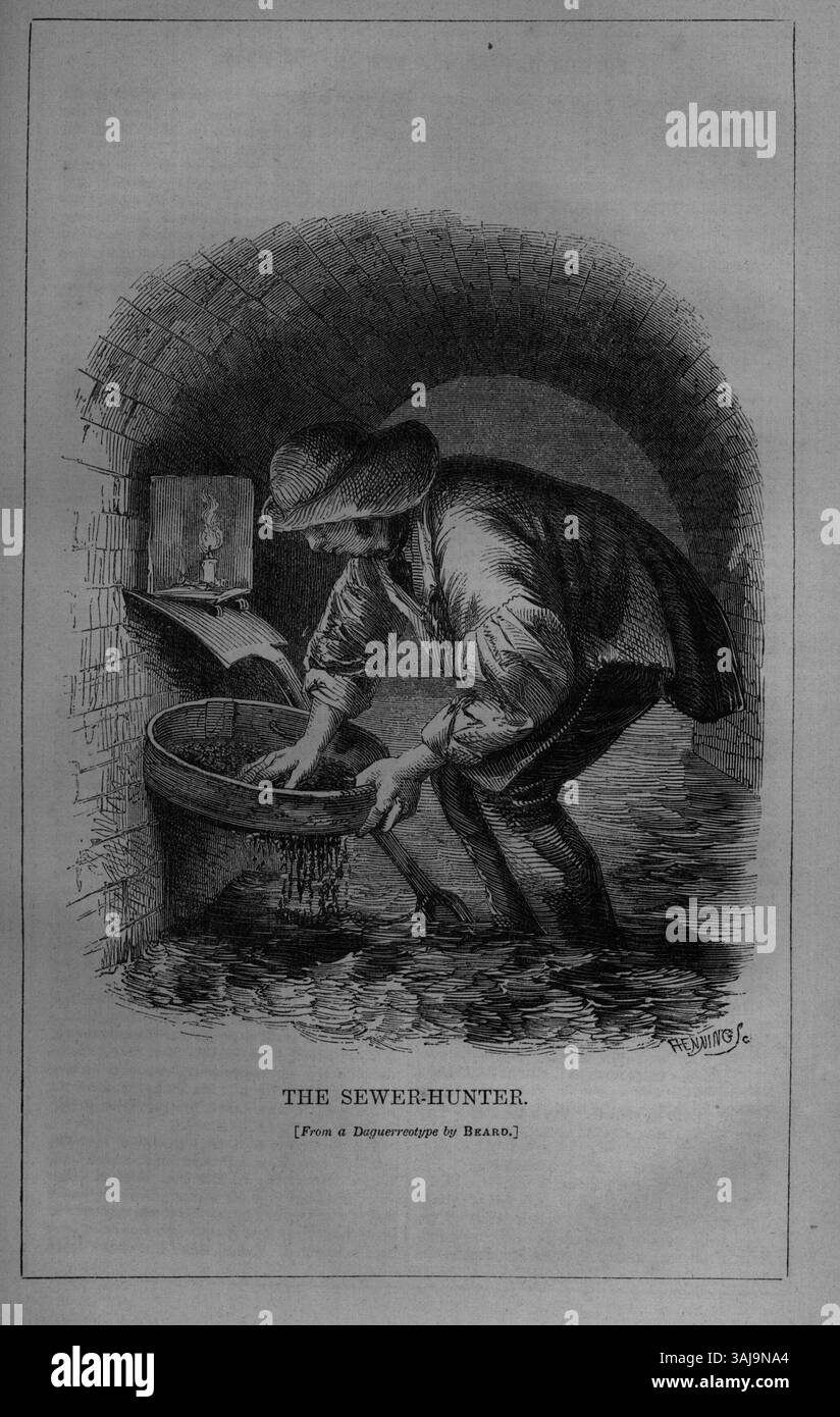 Victorian sewer hunter Black and White Stock Photos & Images - Alamy