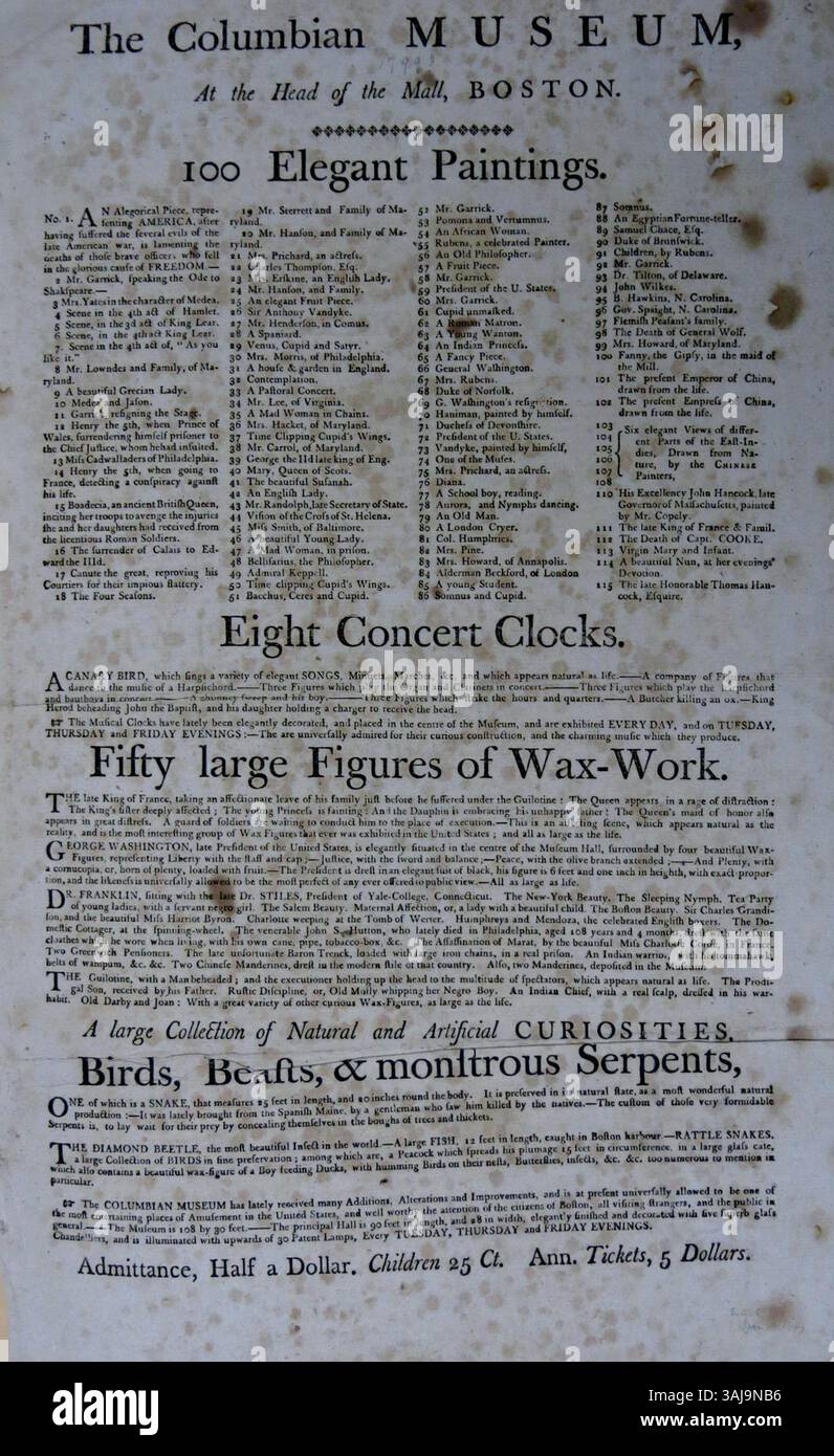 This advertisement from the early 19th century promotes The Columbian ...