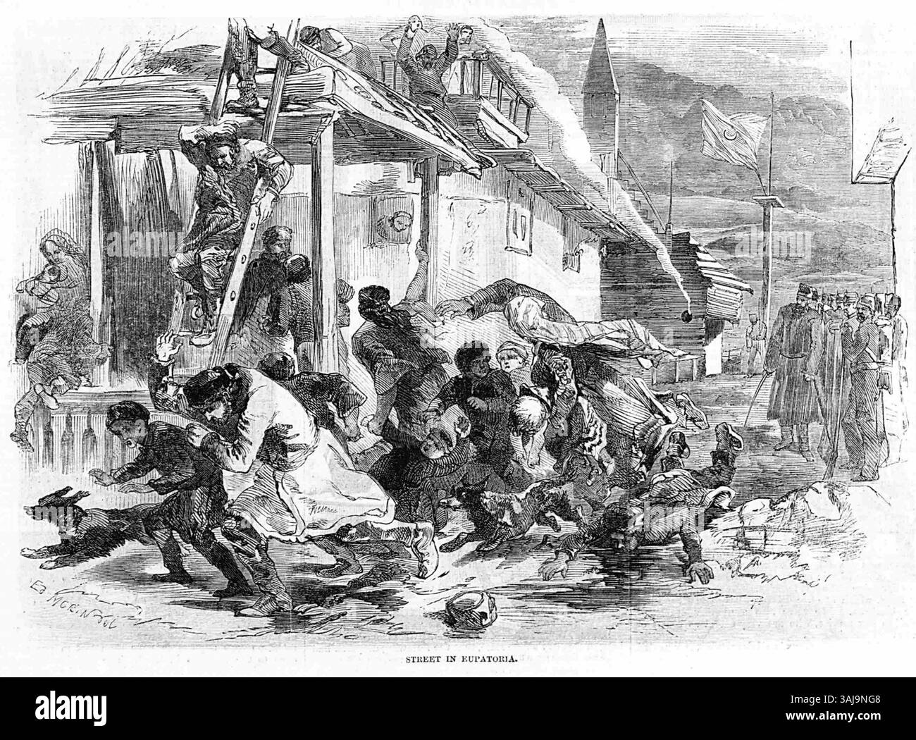 Illustrated daily life Cut Out Stock Images & Pictures - Alamy